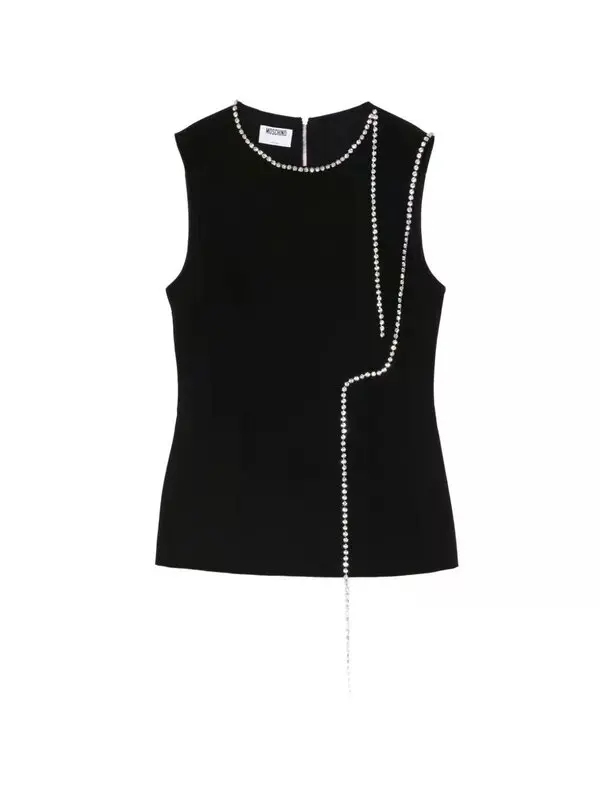 Moschino Rhinestone-embellished Blouse