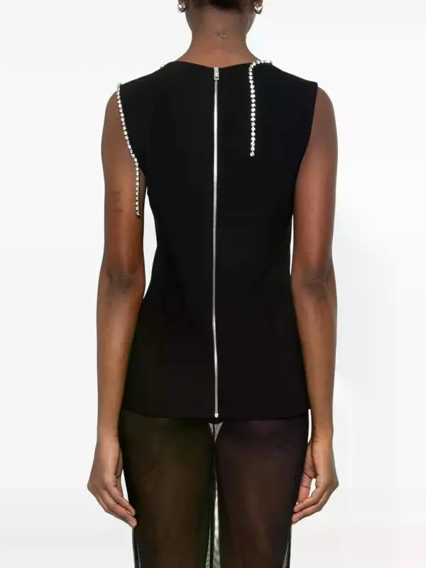 Moschino Rhinestone-embellished Blouse