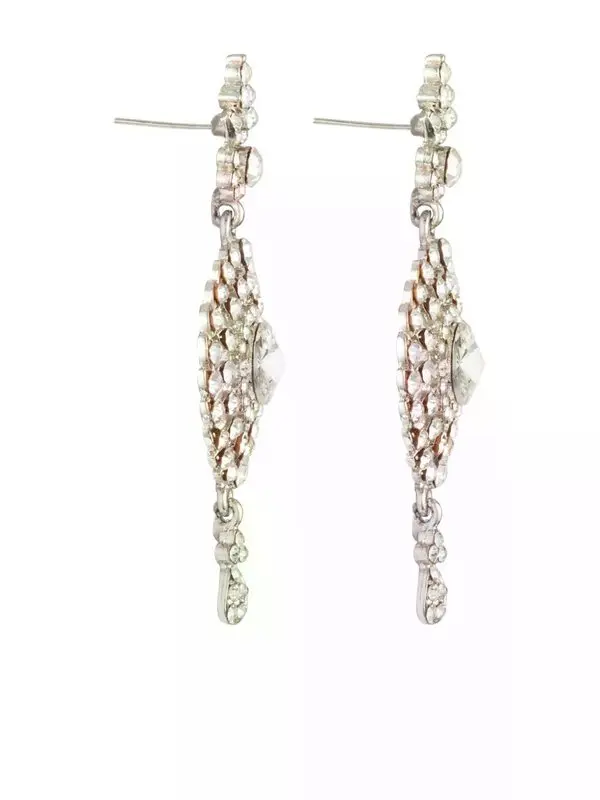 SUSAN CAPLAN 1980s Crystal Drop Earrings