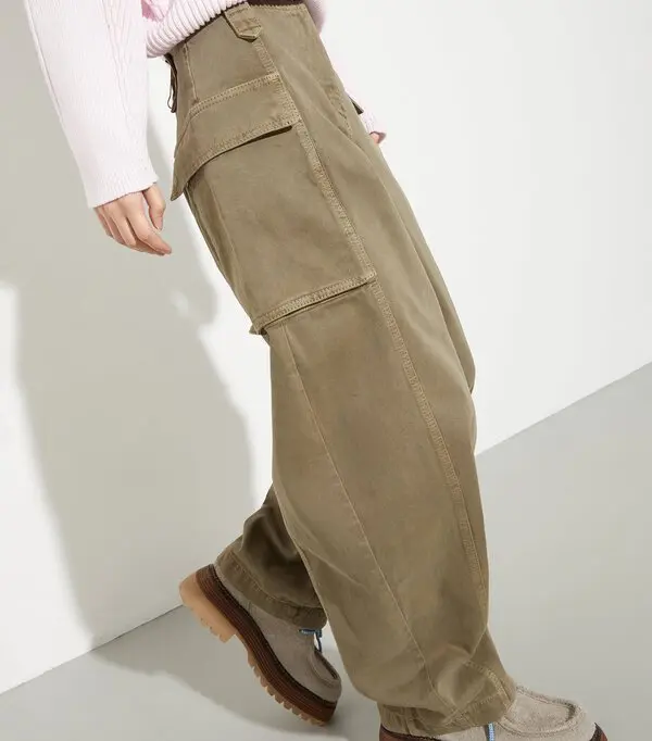 Max & Co. Cotton Drill Cargo Trousers