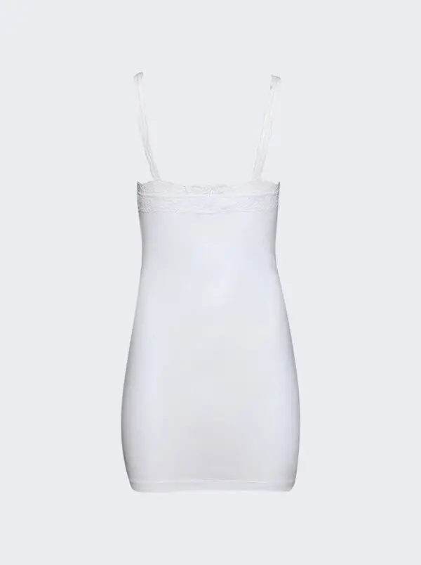 Vetements Lace Mini Tank Dress - White | Editorialist