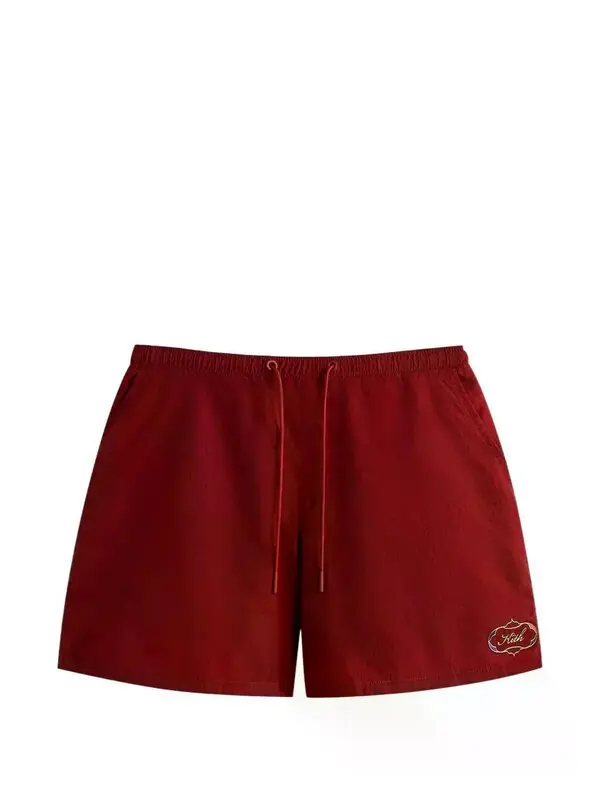 Kith Drawstring Swim Shorts - Red