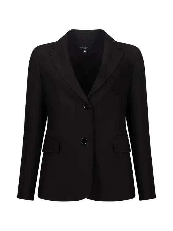 Max Mara Notched-lapel Blazer - Black