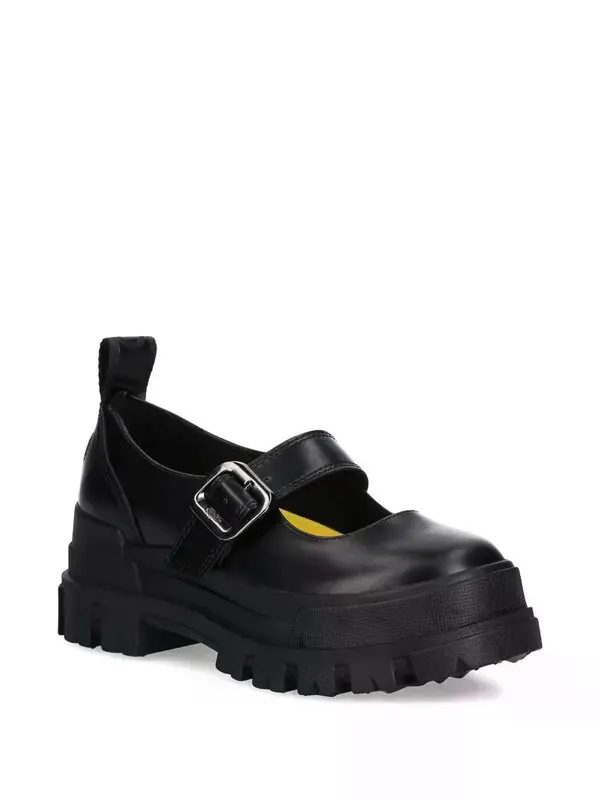 BUFFALO Aspha Buckle Strap Ballerina Flats