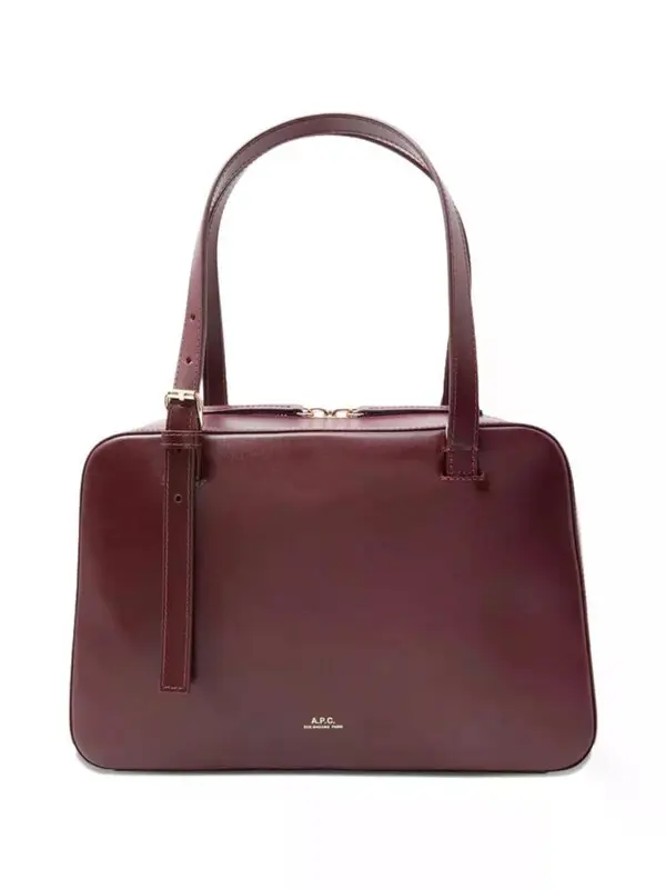 A.p.c. Virginie Box Shoulder Bag - Red