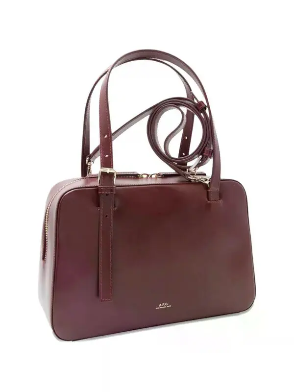 A.p.c. Virginie Box Shoulder Bag - Red