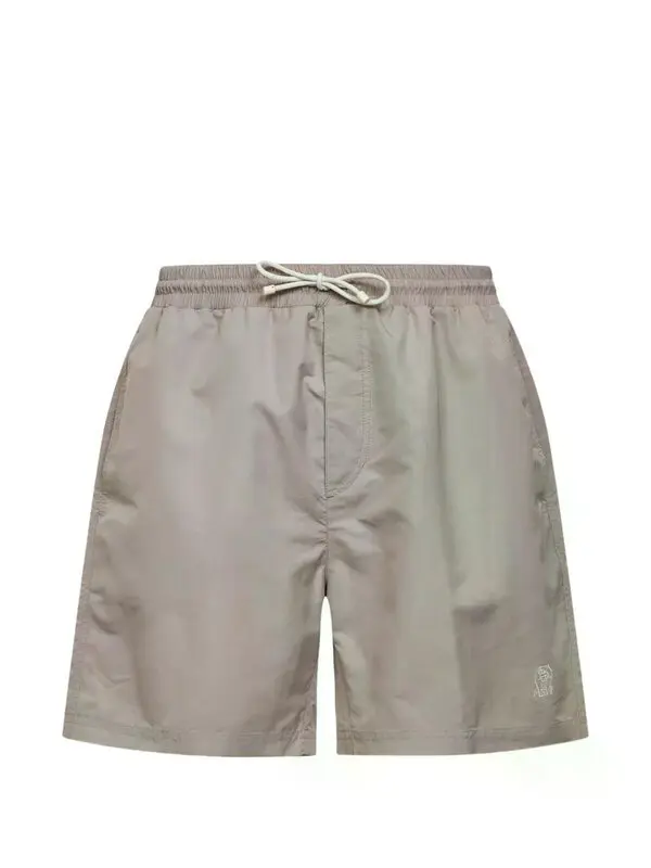 Brunello Cucinelli Drawstring Beach Shorts - Neutrals