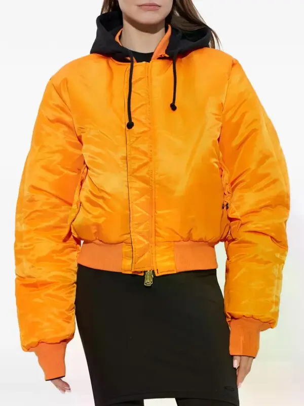 Vetements Hooded Bomber Jacket