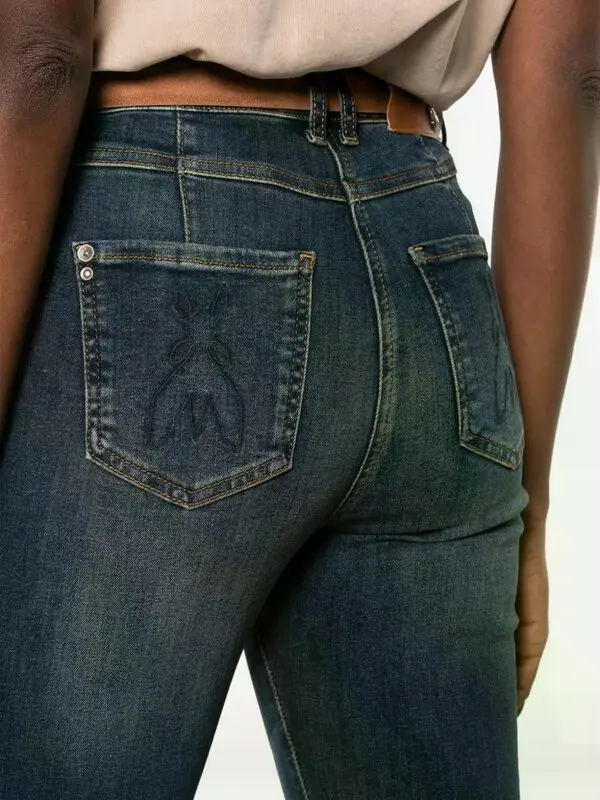 Patrizia Pepe Logo-button Flared Jeans