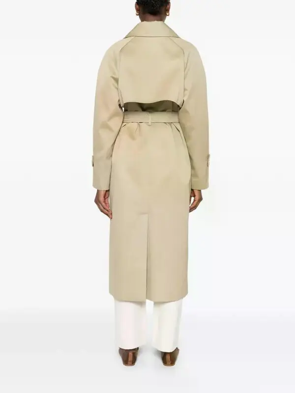 Patrizia Pepe Cotton Trench Coat - Neutrals