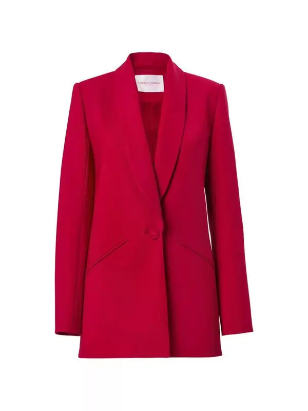 Carolina Herrera Single-breasted Shawl-collar Blazer
