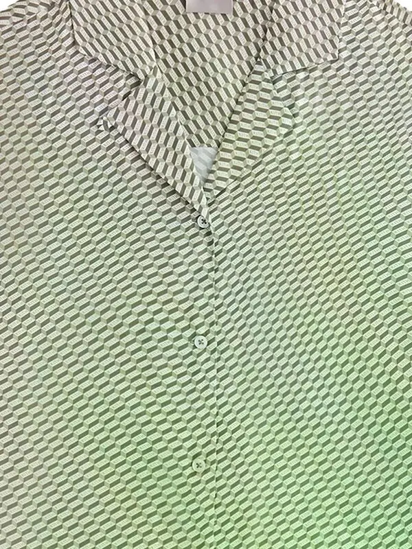 Kith Elena Monogram Silk Camp Shirt