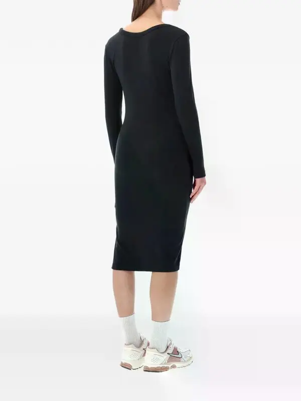 Nike Long-sleeved Midi Dress - Black
