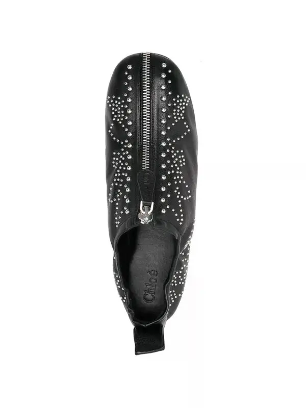 Chloé Studded Zip Pumps