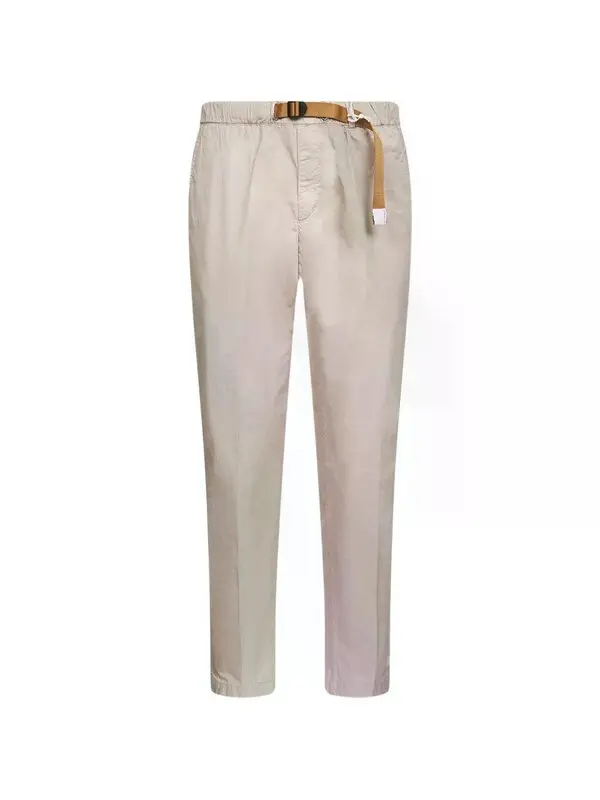 WHITE SAND Belted Trousers