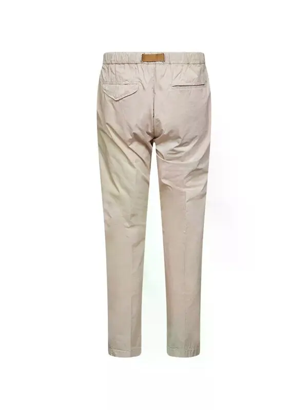 WHITE SAND Belted Trousers