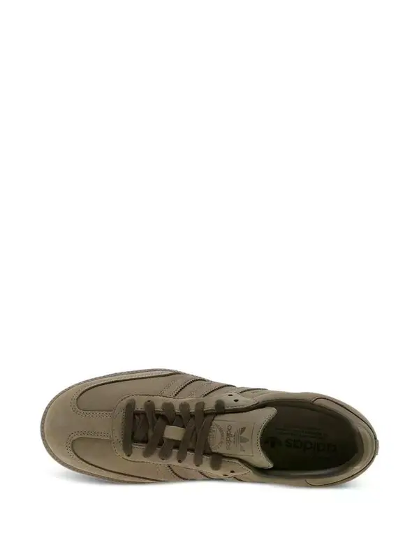 Adidas Samba Striped Trainers - Brown