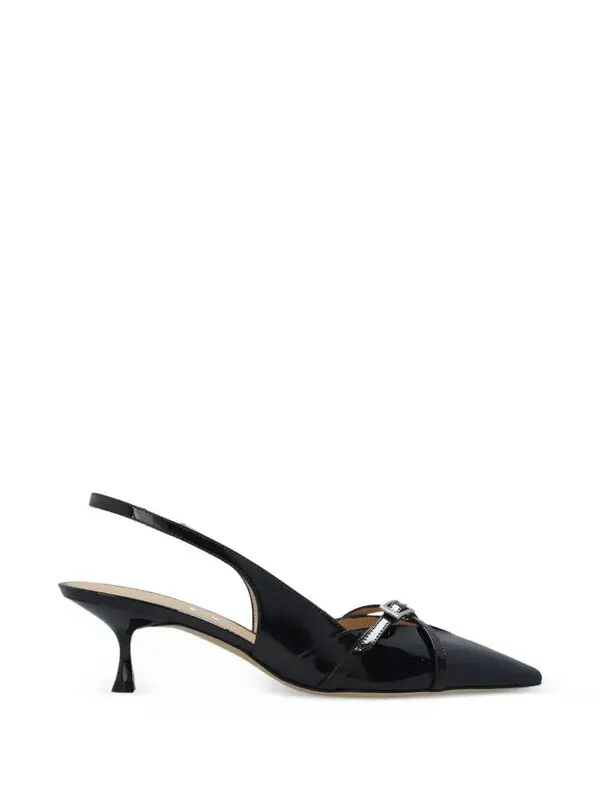 STUART WEITZMAN Georgie Slingback Heeled Pumps - Blue