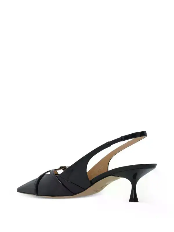 STUART WEITZMAN Georgie Slingback Heeled Pumps - Blue