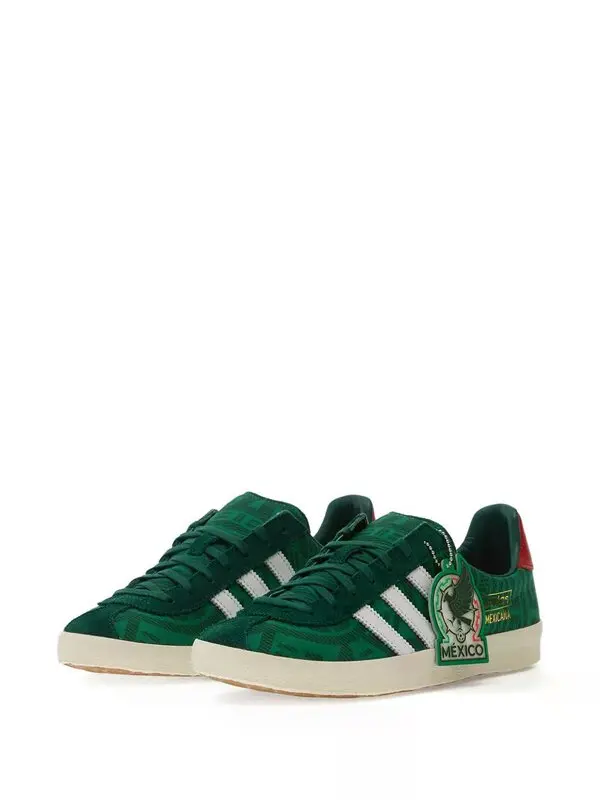 Adidas Mexicana Striped Pattern Sneakers - Green