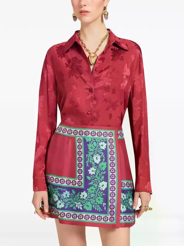 La DoubleJ Floral Pattern Shirt