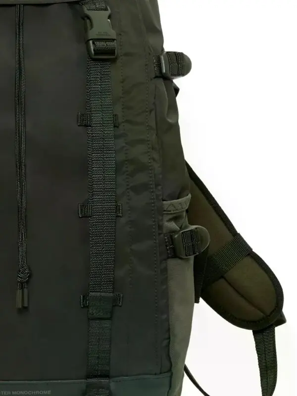 PORTER-YOSHIDA & CO Buckle Strap Backpack - Green