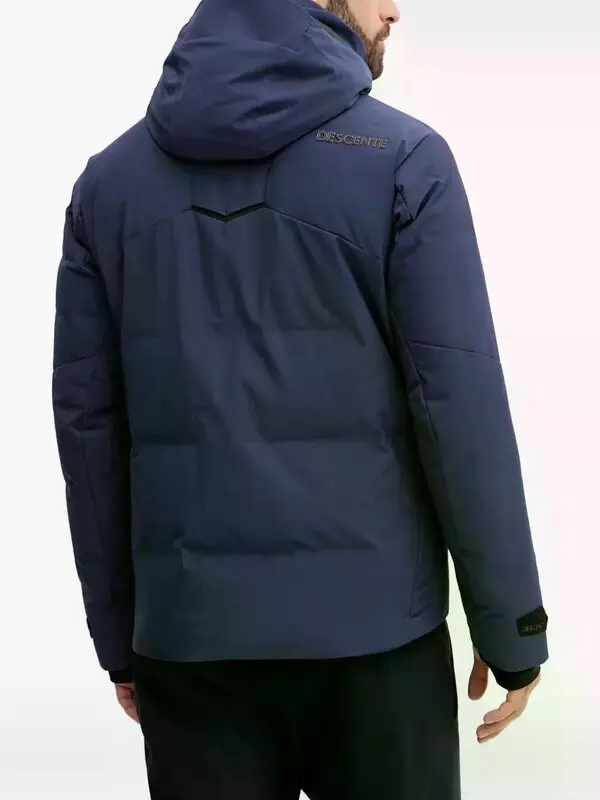 DESCENTE Hooded Zip-fastening Ski Jacket