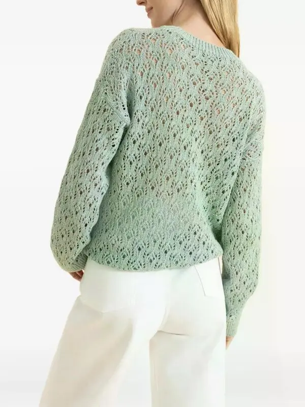 Eleventy Long Sleeve Crew-neck Sweater
