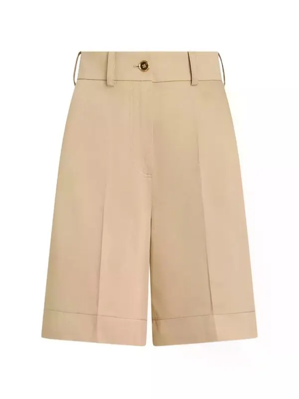 PATOU Belt-loops Bermuda Shorts - Neutrals