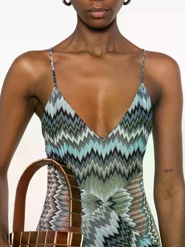 Missoni Chevron Strap Maxi Dress