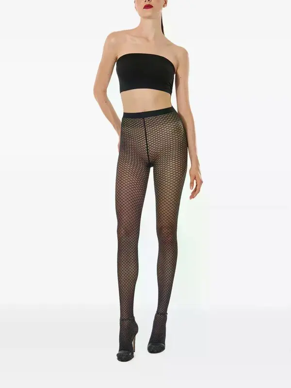 Wolford Shimmer-effect Net Tights