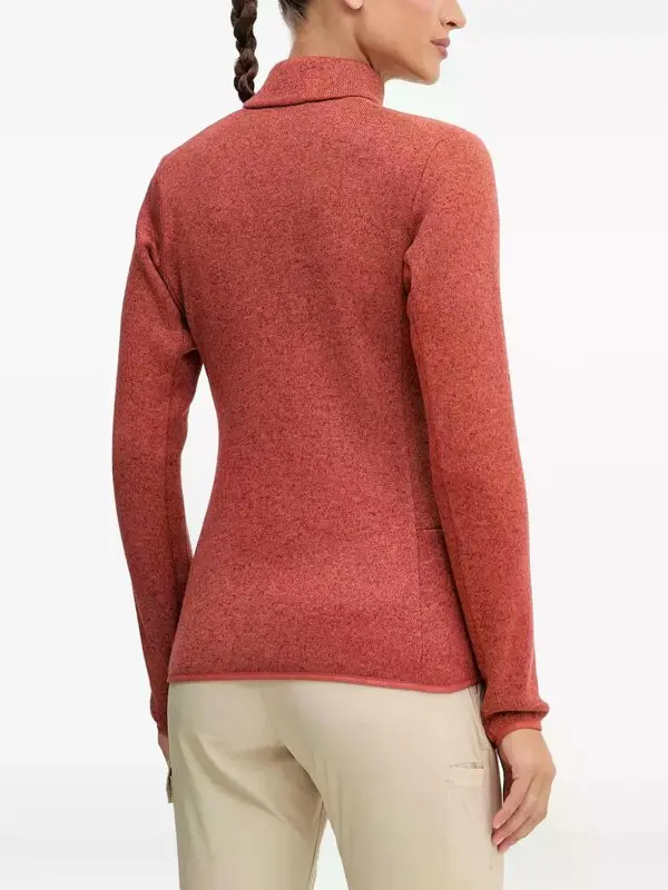 SALEWA Zipped Mock-neck Sweater