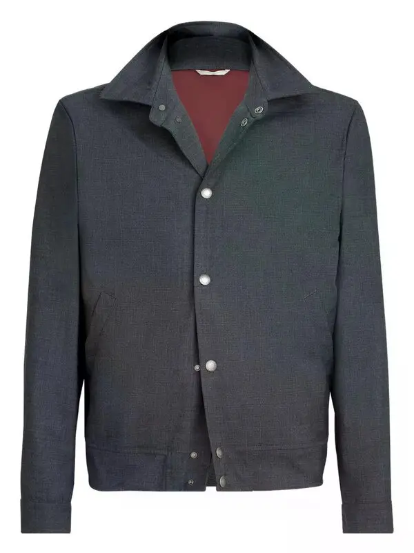 Brunello Cucinelli Bonded Virgin Wool Fresco Jacket