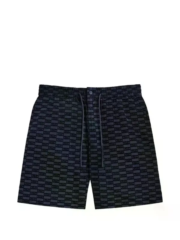 Kith Mason Flocked Monogram Shorts
