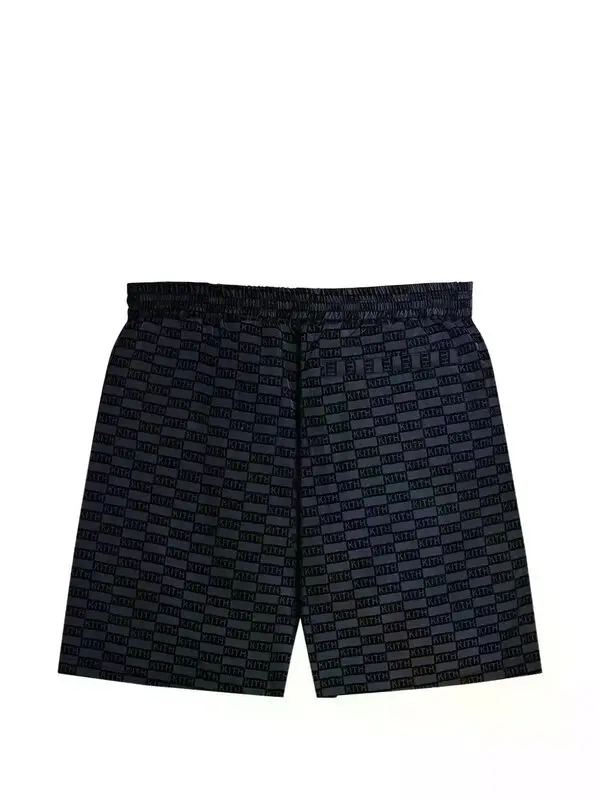 Kith Mason Flocked Monogram Shorts