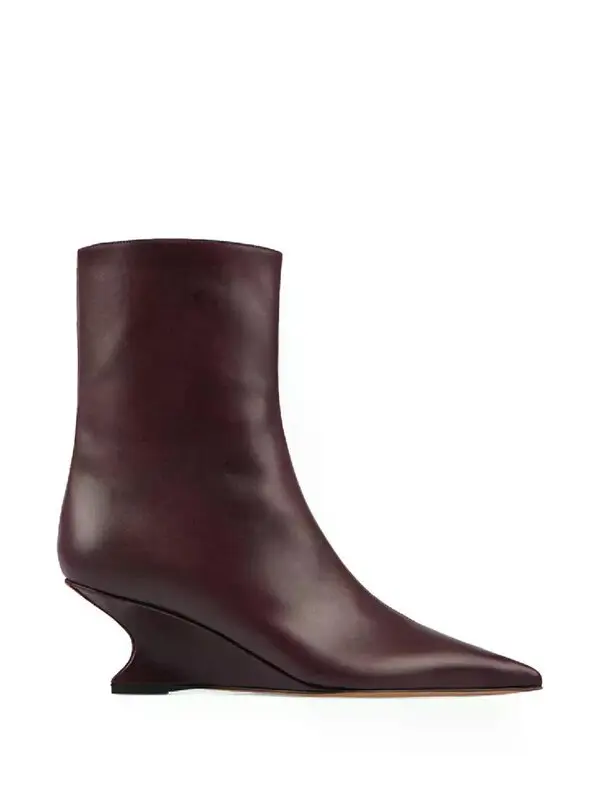 Paris Texas Nina Pointed Toe Boots - Red