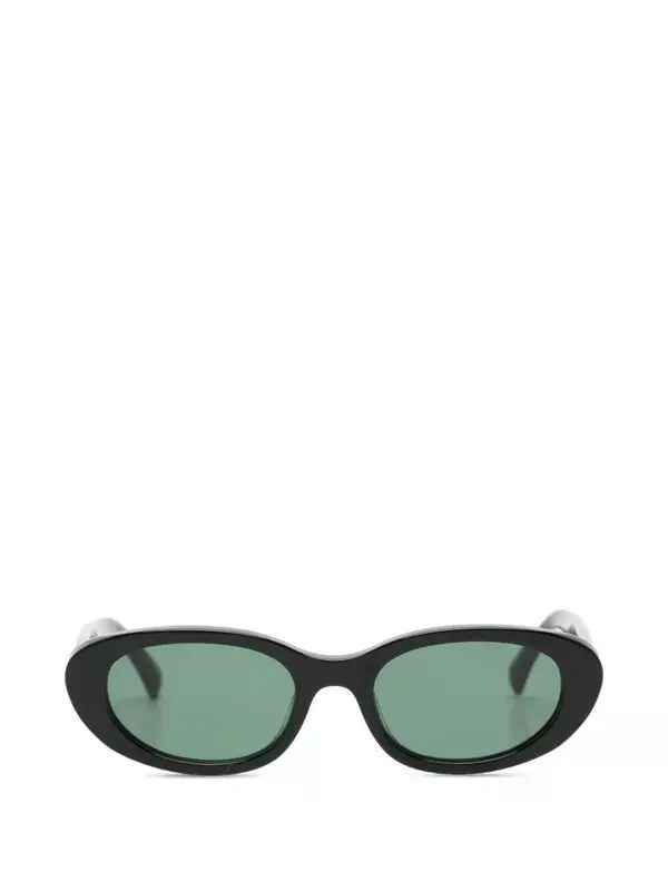 Patrizia Pepe Oval-frame Sunglasses - Black