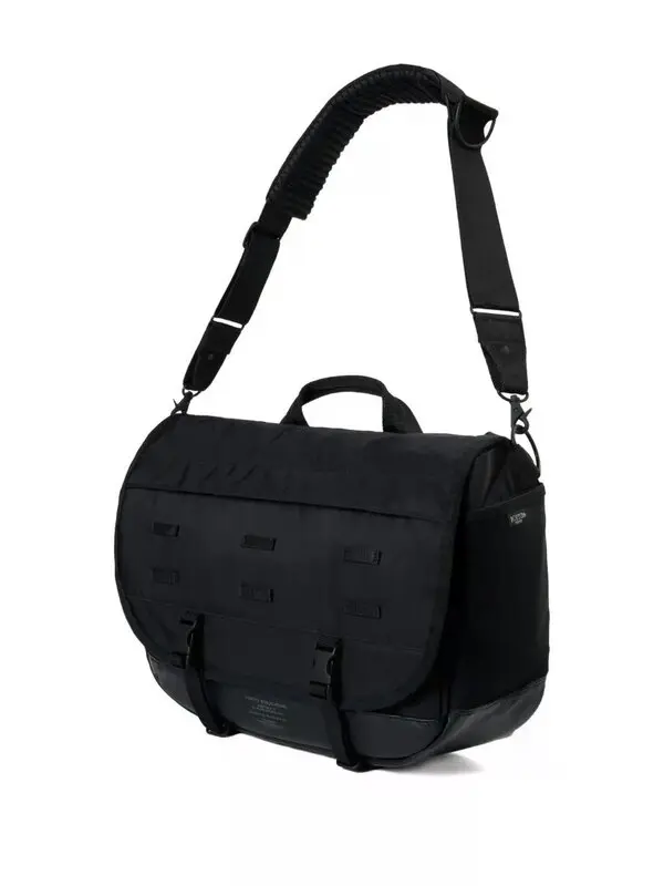 PORTER-YOSHIDA & CO Buckle Strap Messenger Bag - Black