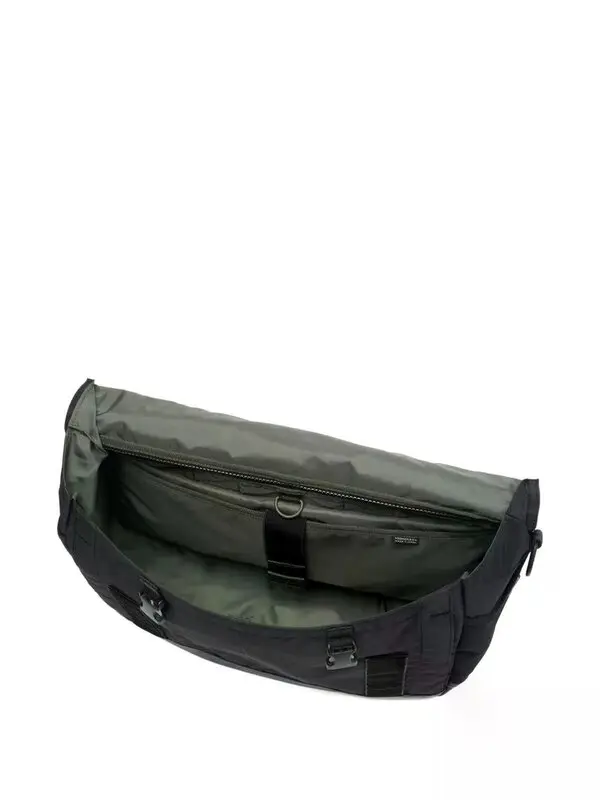 PORTER-YOSHIDA & CO Buckle Strap Messenger Bag - Black