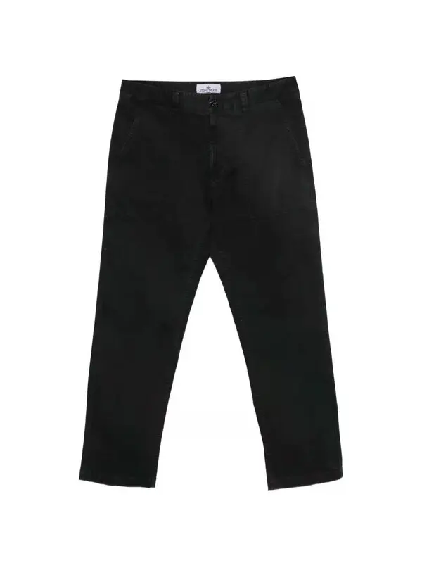 Stone Island Old" Treatment Organic Cotton Stretch Twill Cargo Trousers