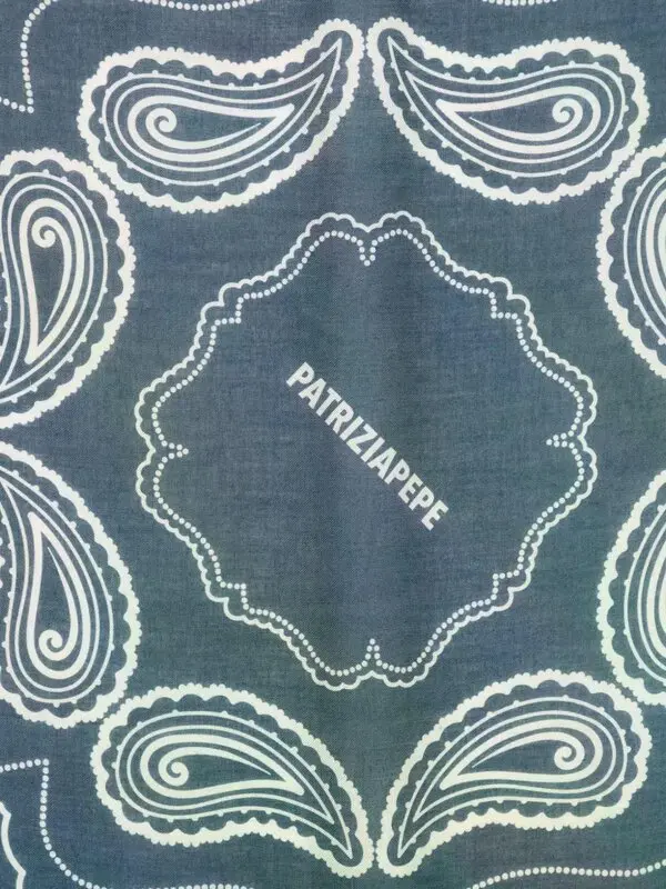 Patrizia Pepe Graphic-print Scarf - Blue