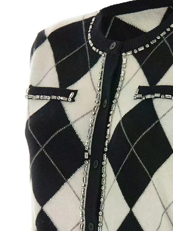 KAOS Stone-embellished Cardigan