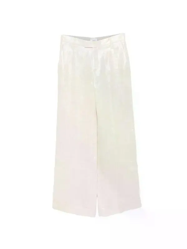 Brunello Cucinelli Linen Trousers - Neutrals