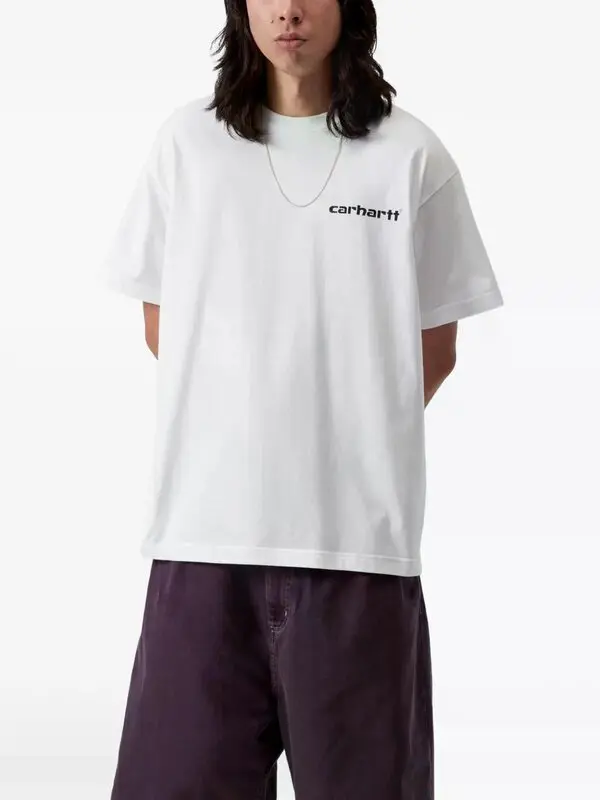 Carhartt Work In Progress Archive Script Logo Graphic T-shirt - White