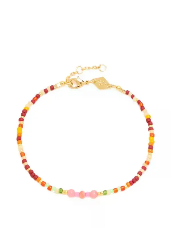 Anni Lu Giddy Up Beaded Bracelet - Gold