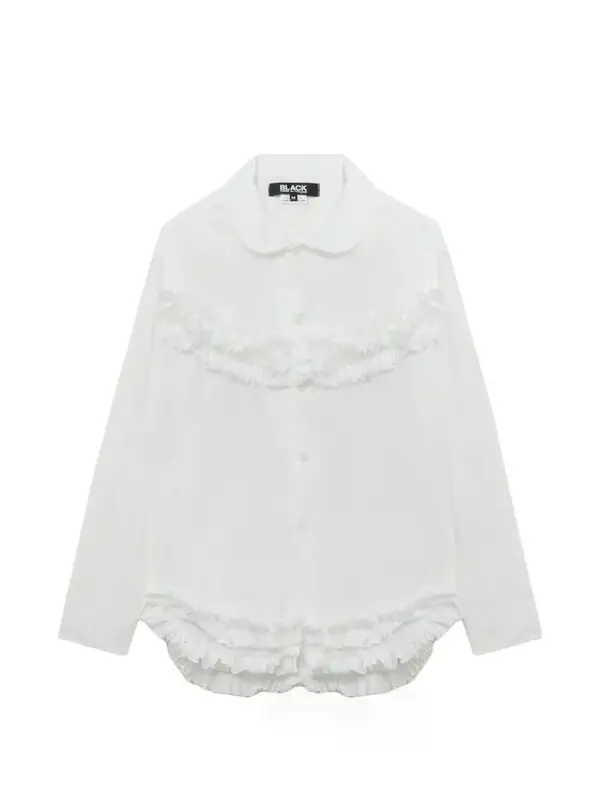 BLACK COMME DES GARÇONS Ruffled Collared Shirt
