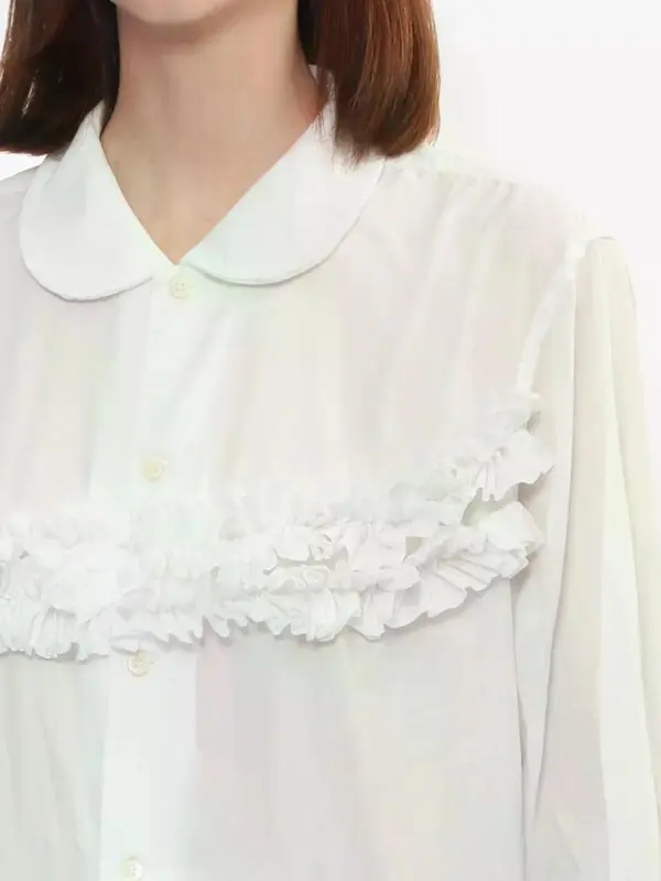 BLACK COMME DES GARÇONS Ruffled Collared Shirt
