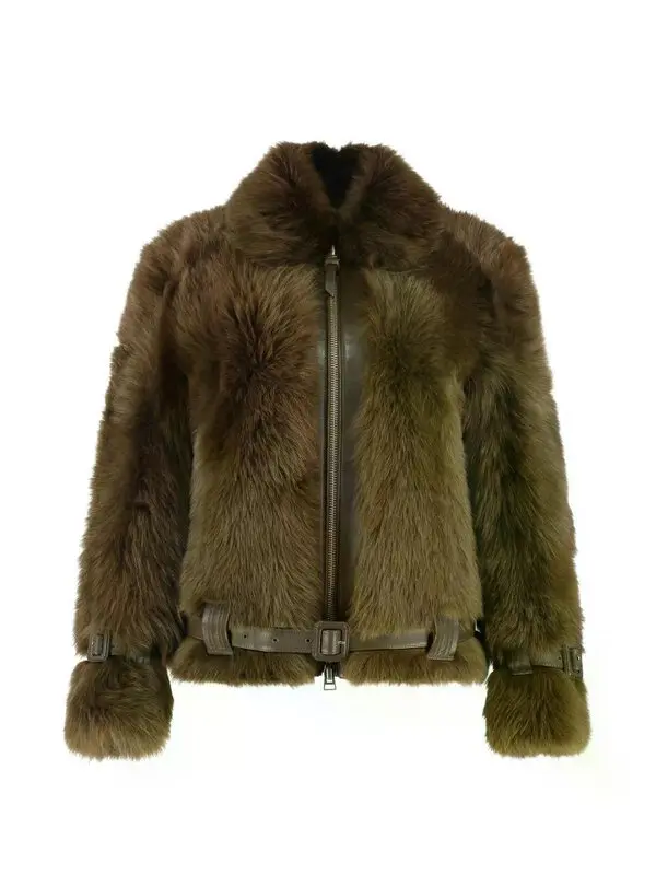 TOM FORD Shearling Jacket - Brown