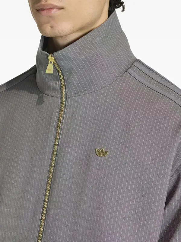 Adidas Pinstripe Zip Sweatshirt