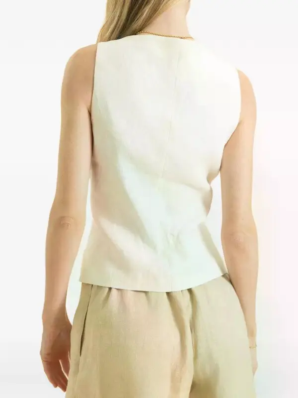 Eleventy Boat-neck Button Top